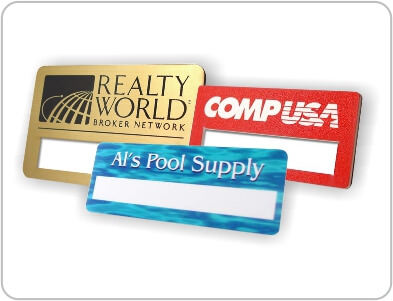 Plastic Full Color Photo ID Name Badges