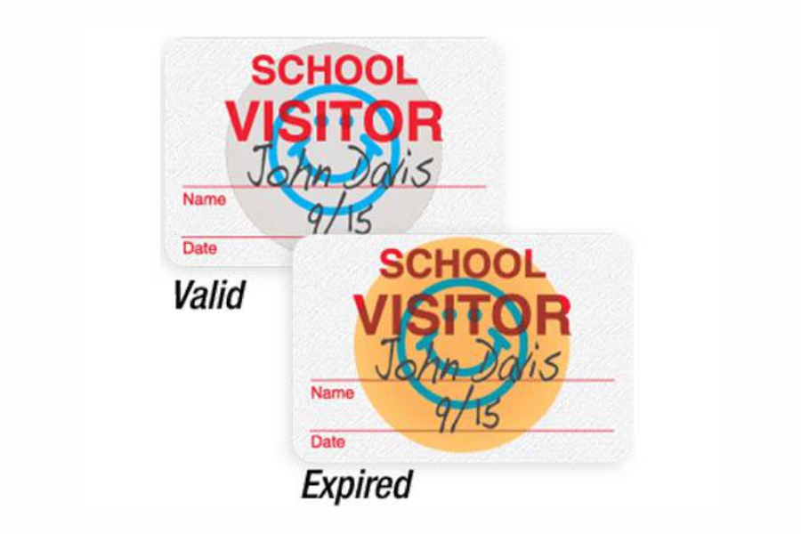 Temporary School Badges