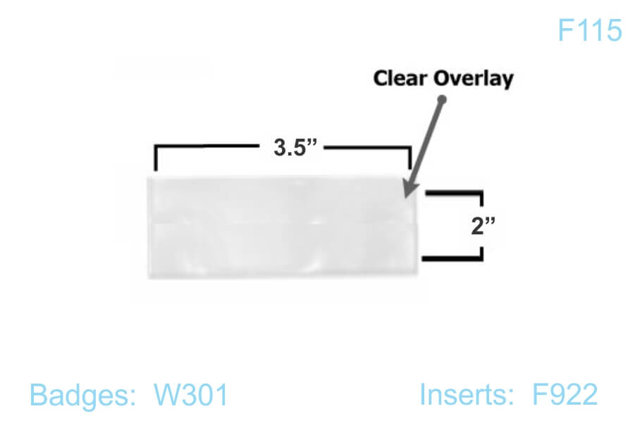 Clear Plastic Protector Shields for Window Badges