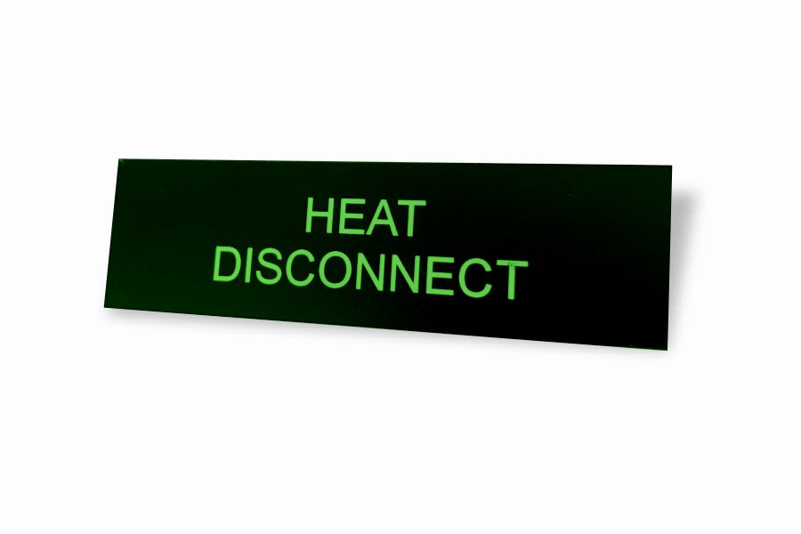 Engraved Rectangular Industrial Tags